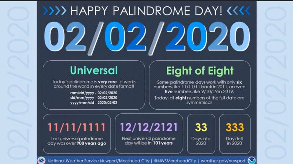 Happy Palindrome Day! – #OneGoodThing Daily