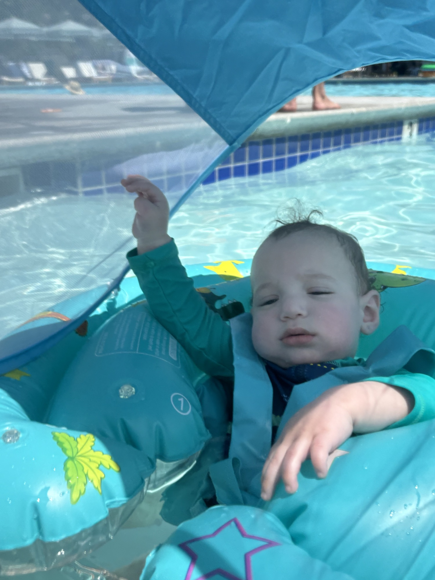 Baby’s first pool day – #OneGoodThing Daily